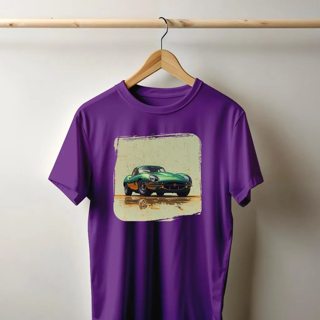 Camiseta Majica sa štampanim printom Cam 853, Muška, Patlidžan