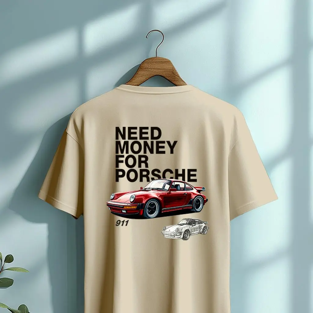 Camiseta Majica sa štampanim printom Cam 911, Muška, Krem