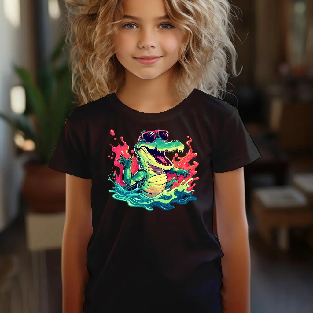 Camiseta Majica sa štampanim printom Cam 595, Dečija, Čokolada