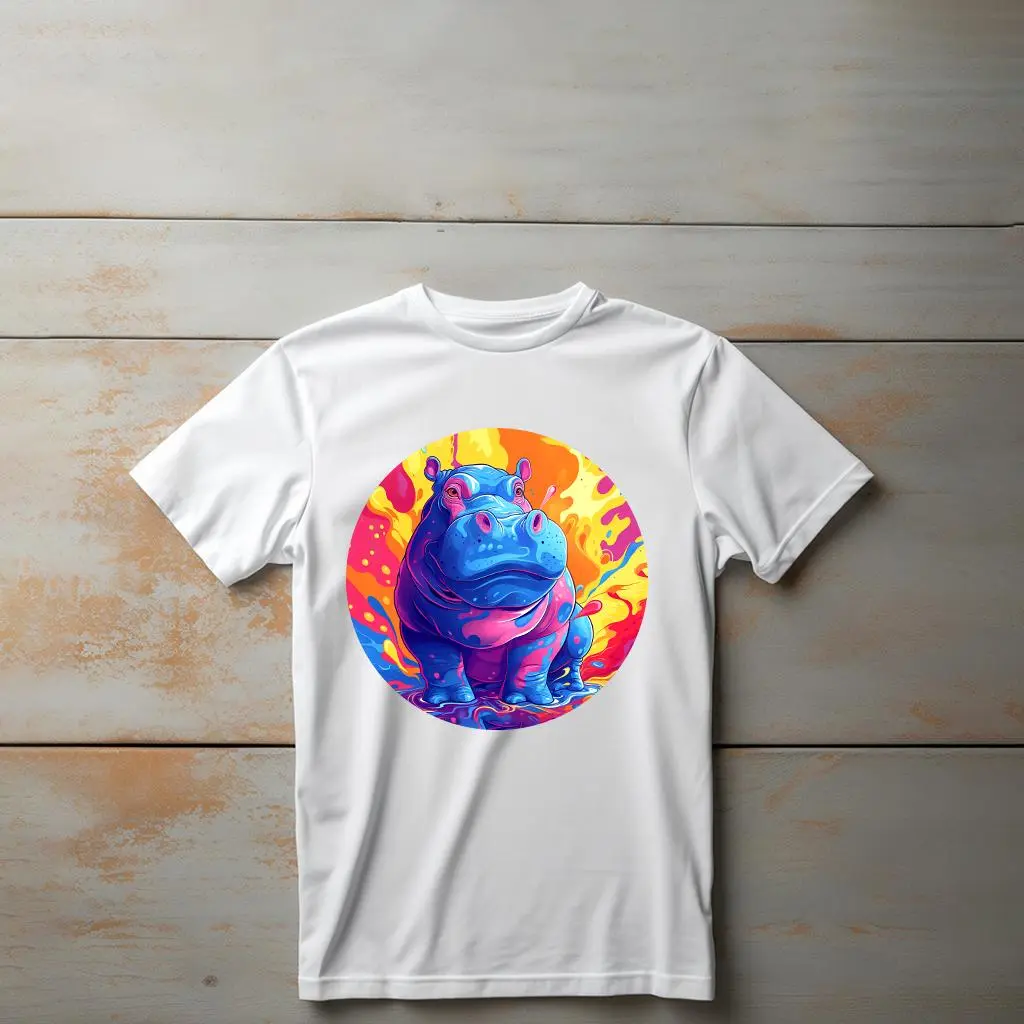 Camiseta Majica sa štampanim printom Cam 599, Dečija, Bela