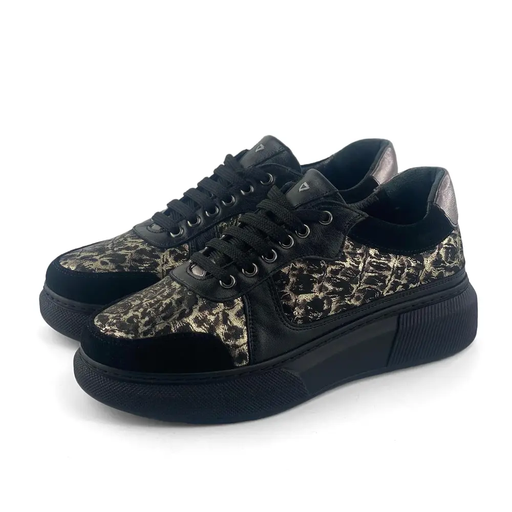 Mona Shoes Ženske patike, Soft uložak, Kožne, Crne
