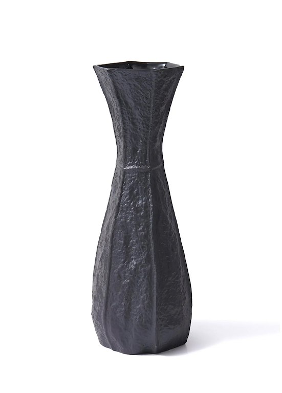 Aberto Design Vaza LCA0026, 17x16x45 cm, Crna
