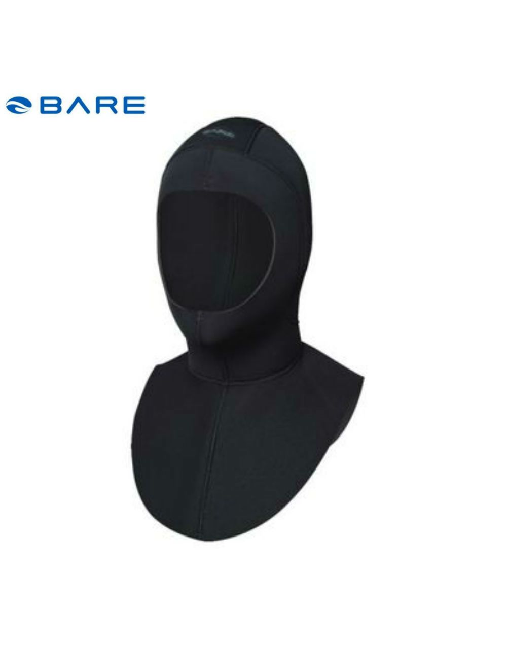 Bare Elastek Wet Kapuljača 5 mm Black