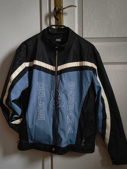 Dolce & Gabbana SS 2001 Colorblock Leather Jacket