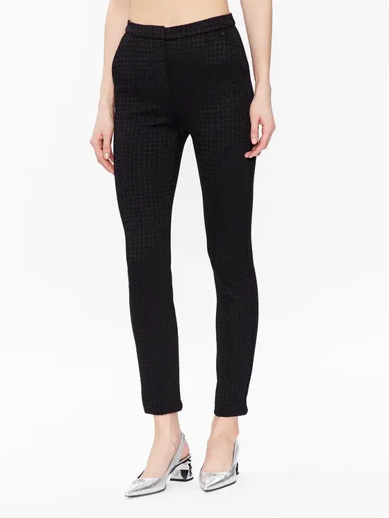 Karl Lagerfeld Ženske pantalone 226W1000-999, Crne