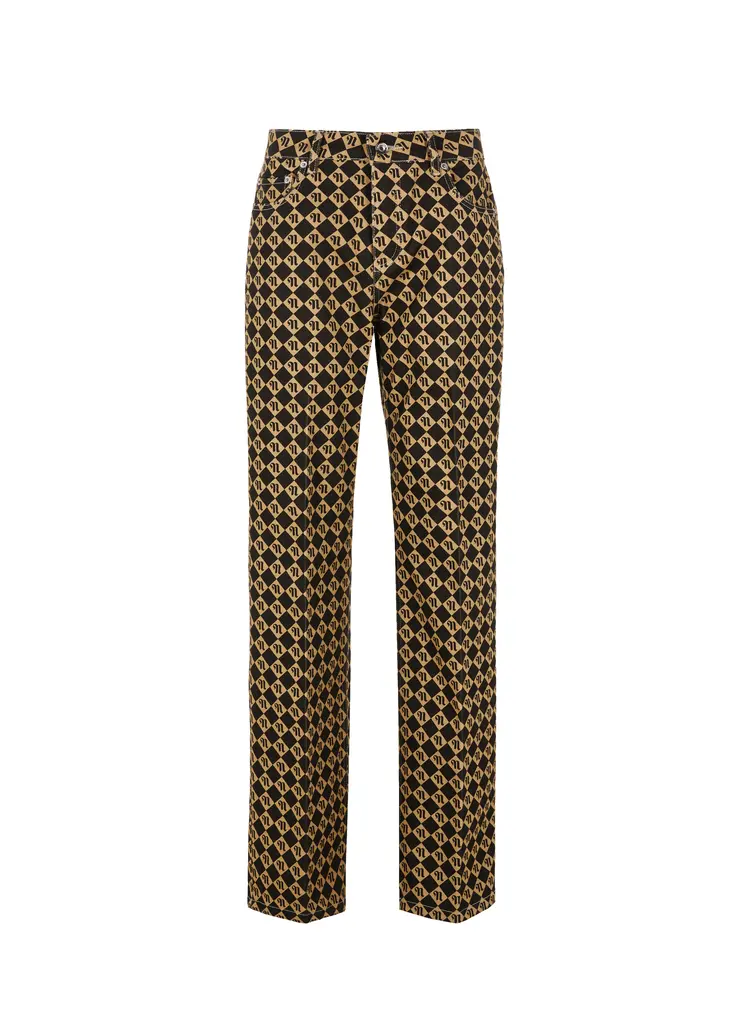 Nanushka Ženske pantalone NW22RSPA00178, Crno-Smeđe