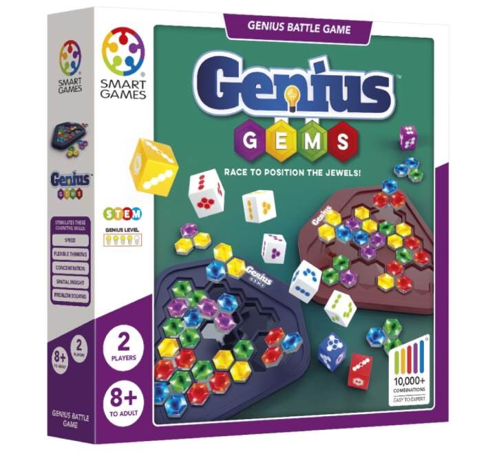 SmartGames Društvena igra Genius Gems 8+ za 1-2 igrača