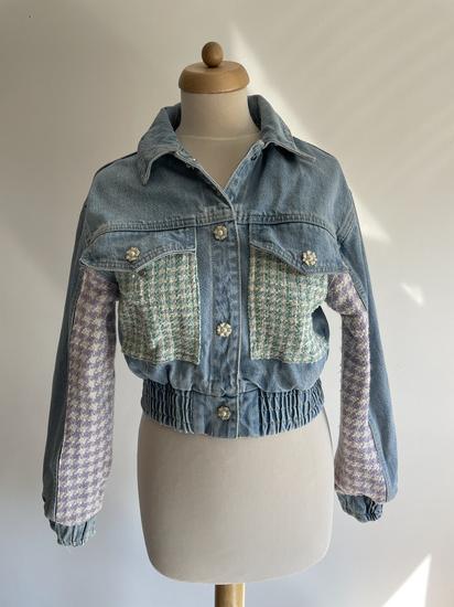Zara crop teksas jaknica