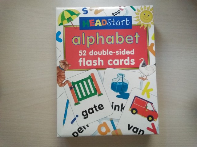ALPHABET 52 double-sided FLASH CARDS