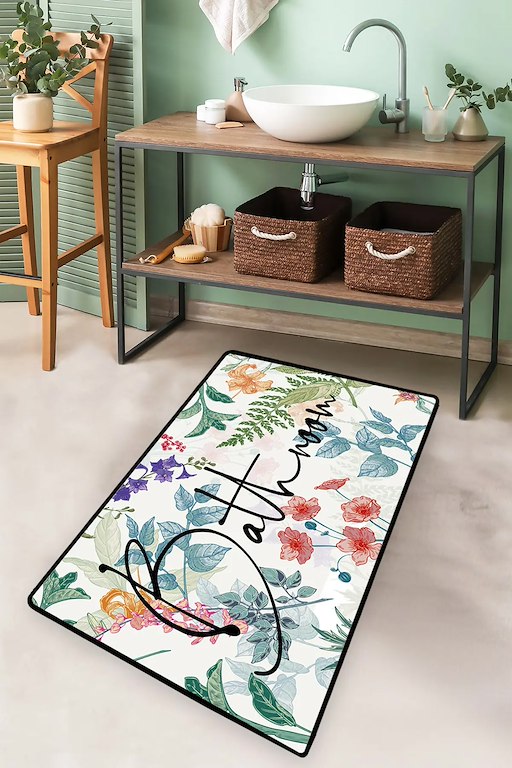 L'essentiel Maison Prostirka za kupatilo 70x120cm Šarena
