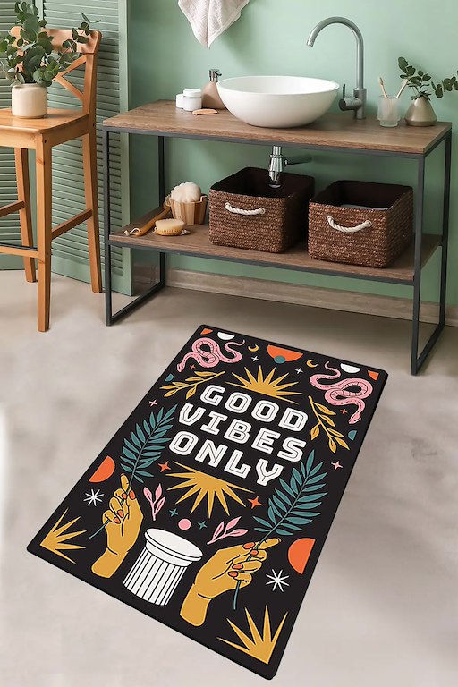 L'essentiel Maison Prostirka za kupatilo 70x120cm Šarena