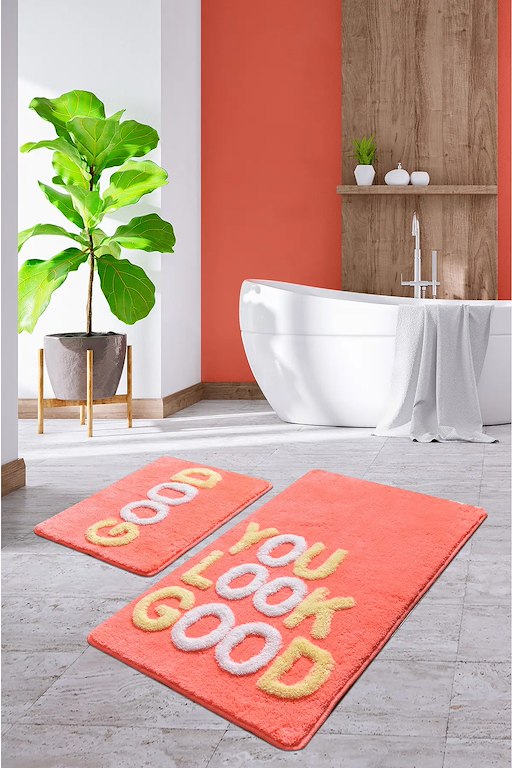 L'essentiel Maison Set 2 prostirke za kupatilo Šareni