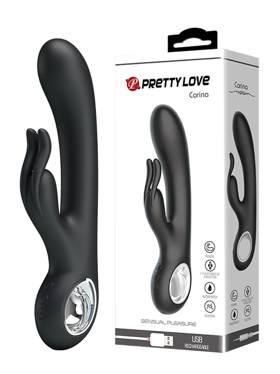 Pretty Love Carina Rabbit vibrator black