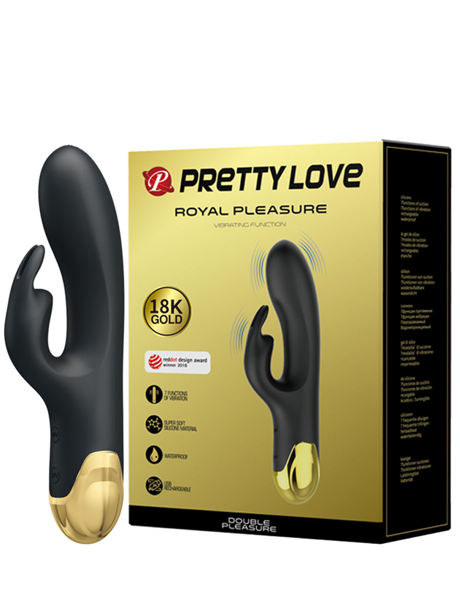 Silikonski vibrator Double Pleasure