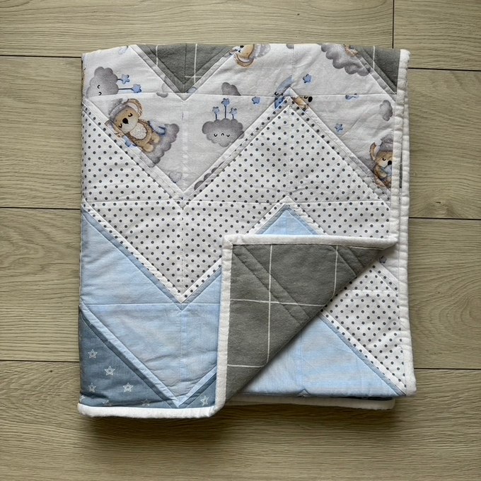 Patchwork prekrivač za bebe