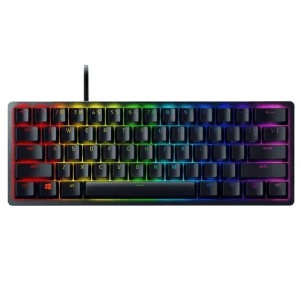 Tastatura RAZER Huntsman Mini 60% Opto-Gaming (Clicky Purple Switch) - RZ03-03390100-R3M1