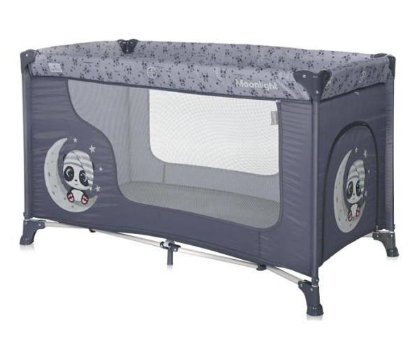 LORELLI PRENOSIVI KREVET MOONLIGHT 1 NIVO - COOL GREY PANDAS (2023) 10080392362