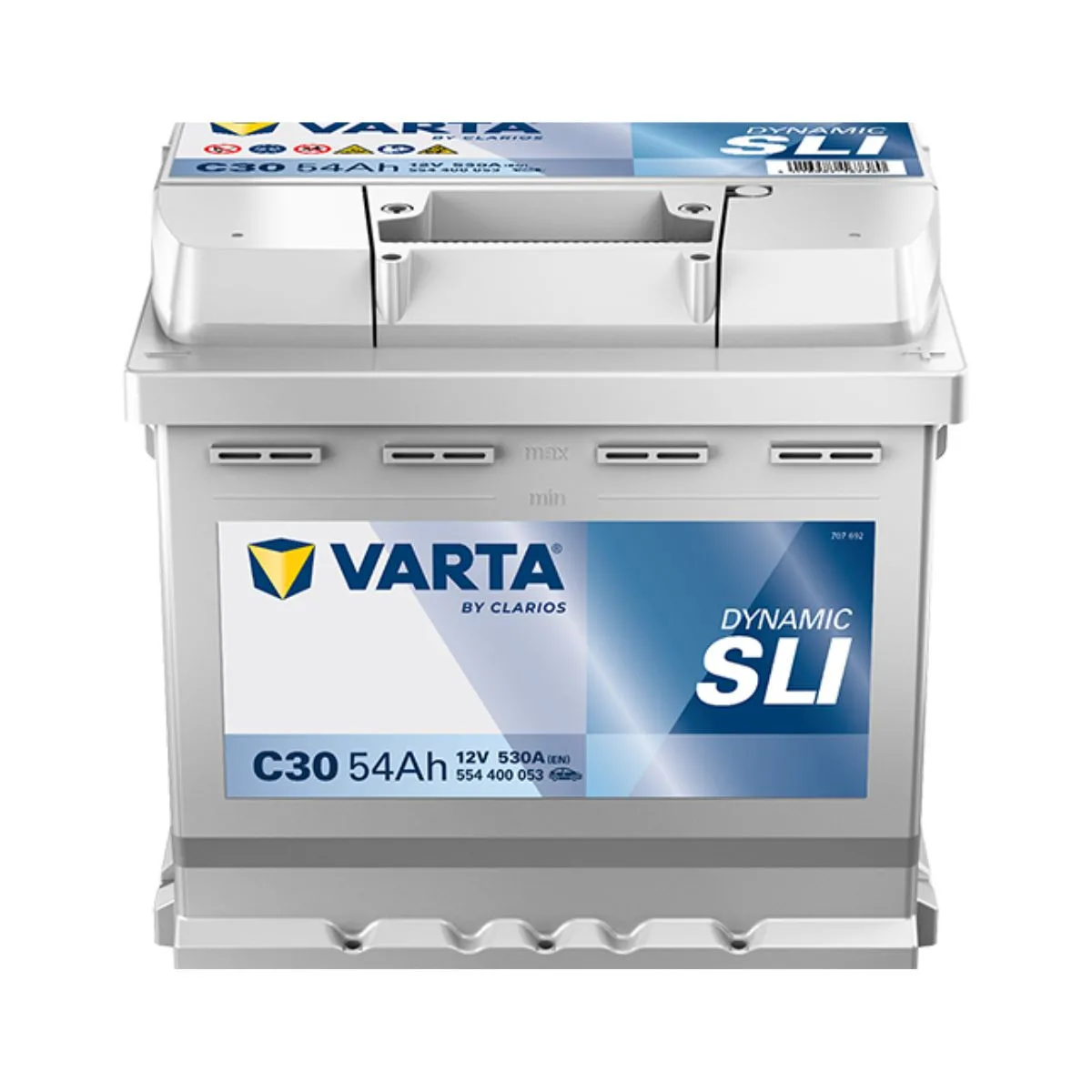 AKUM VARTA DYN SLI 12V54AH D+ C30 ( EA530 ) FIAT