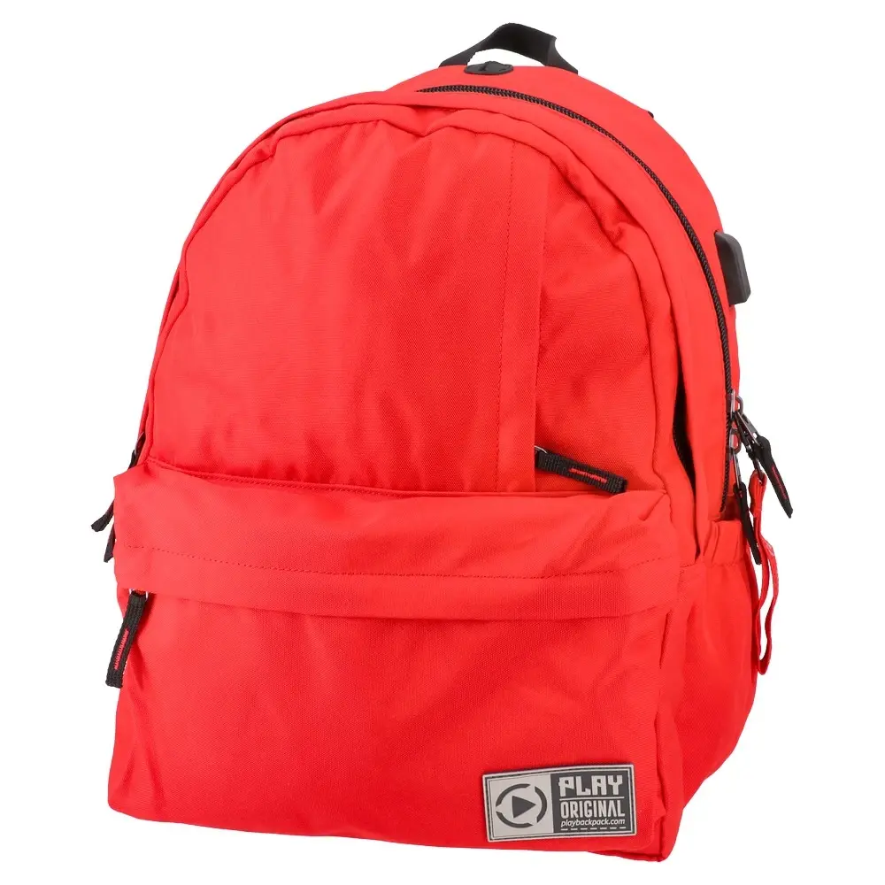 Play Školski ranac Double pack 25, 40x34x18cm, Crveni