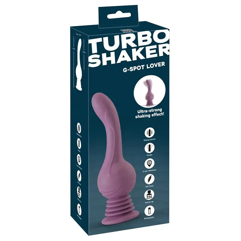 Turbo Shaker Vibrator za G tačku, Ljubičasti