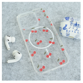 Maska Mag Case Nanobit Print za iPhone 16 Pro Sweet Cherry