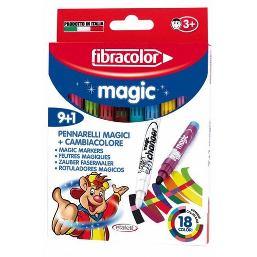 Magični Flomasteri 9+1/1 Fibracolor