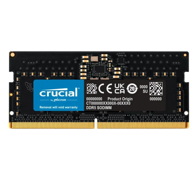 CRUCIAL RAM memorija za laptop 8GB DDR5 4800 MHz SO-DIMM CT8G48C40S5