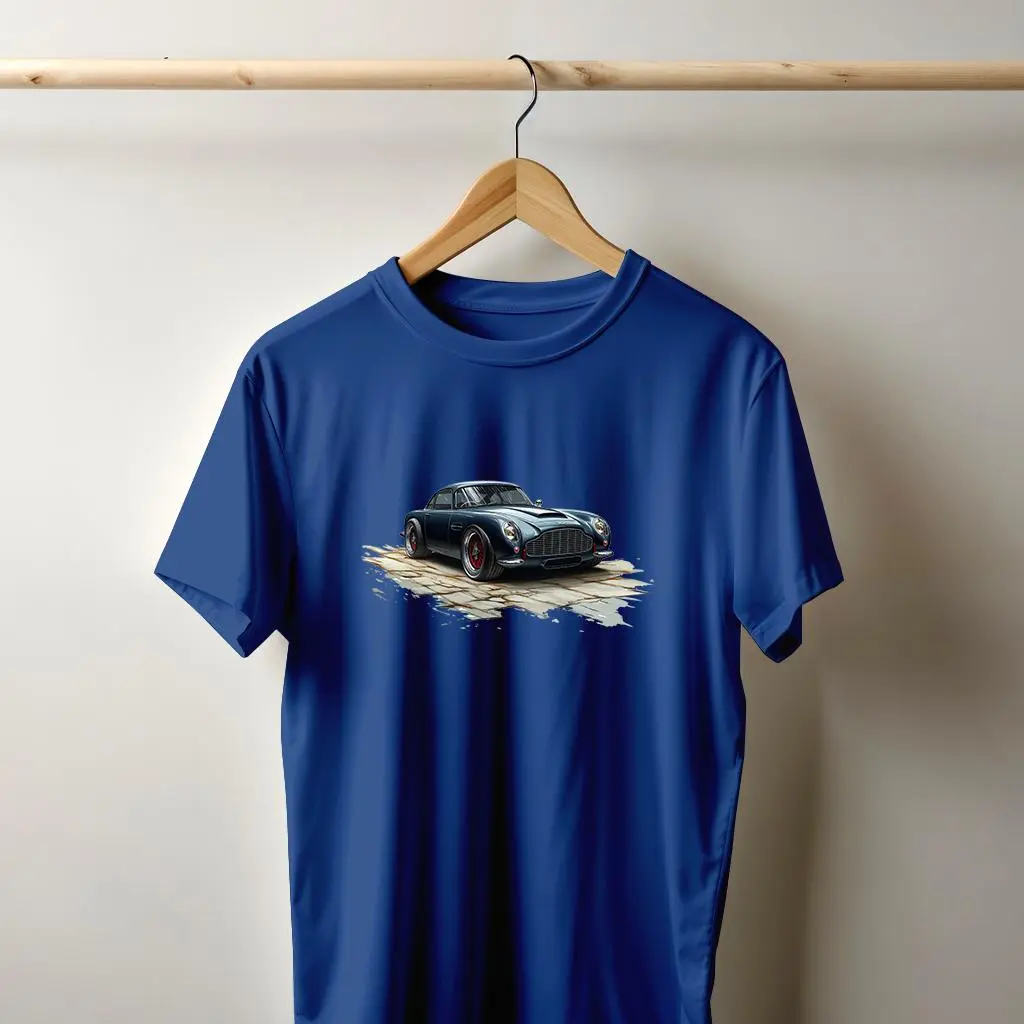 Camiseta Majica sa štampanim printom Cam 852, Muška, Borovnica