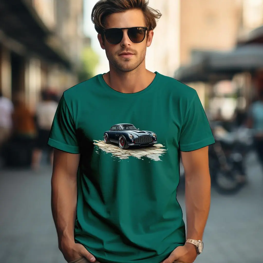Camiseta Majica sa štampanim printom Cam 852, Muška, Bambus
