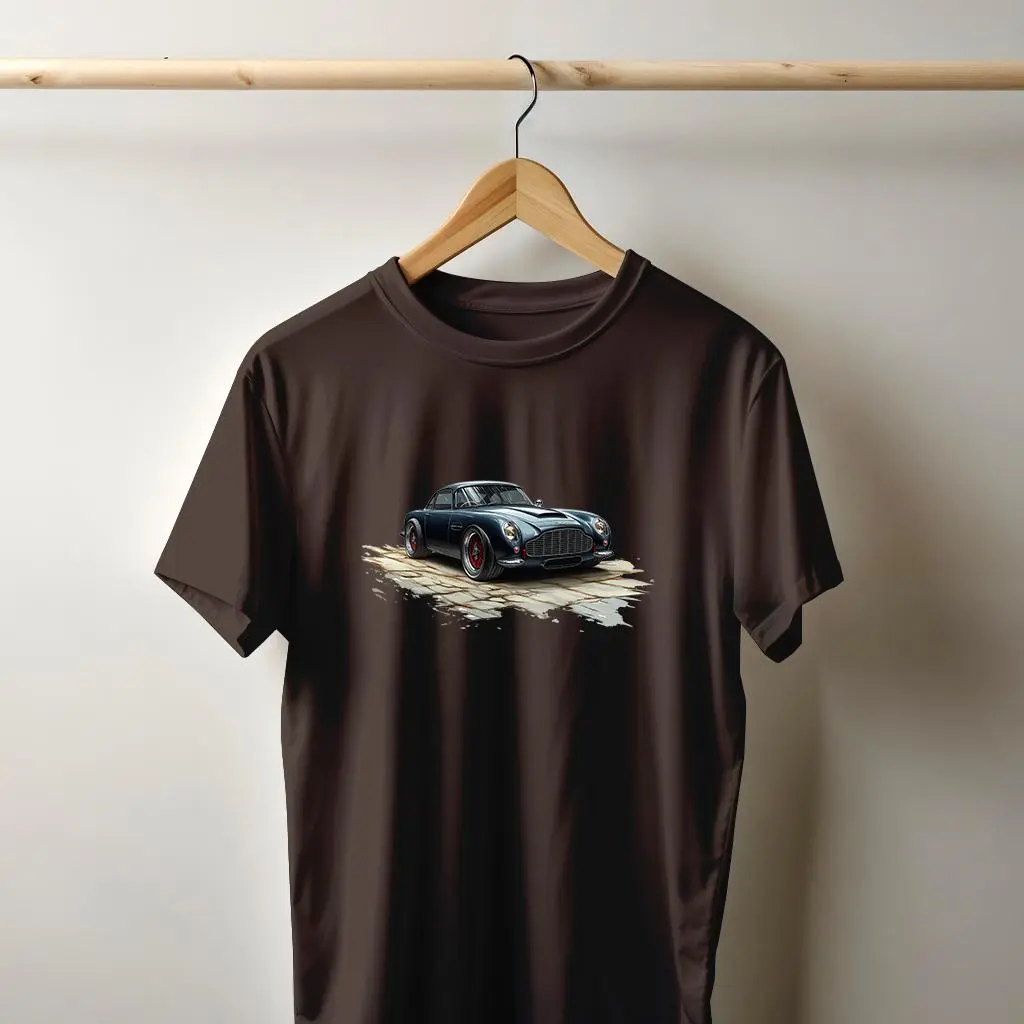 Camiseta Majica sa štampanim printom Cam 852, Muška, Čokolada