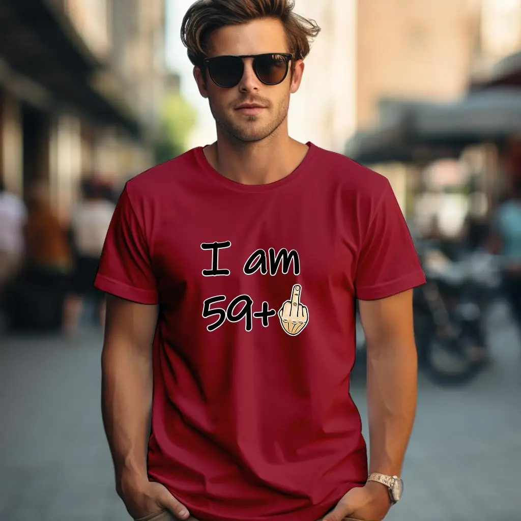 Camiseta Majica sa štampanim printom Cam 910, Muška, Višnja