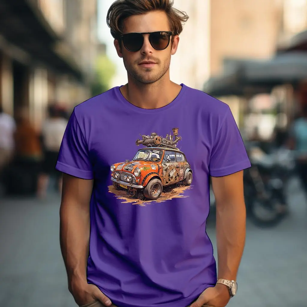 Camiseta Majica sa štampanim printom Cam 854, Muška, Lavanda
