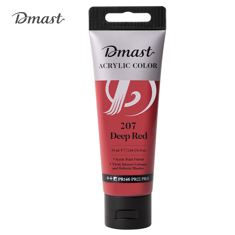 DELI AKRILNA BOJA DMAST PEBEO 75ml 207 DEEP RED EC330-DRID: EK000704293