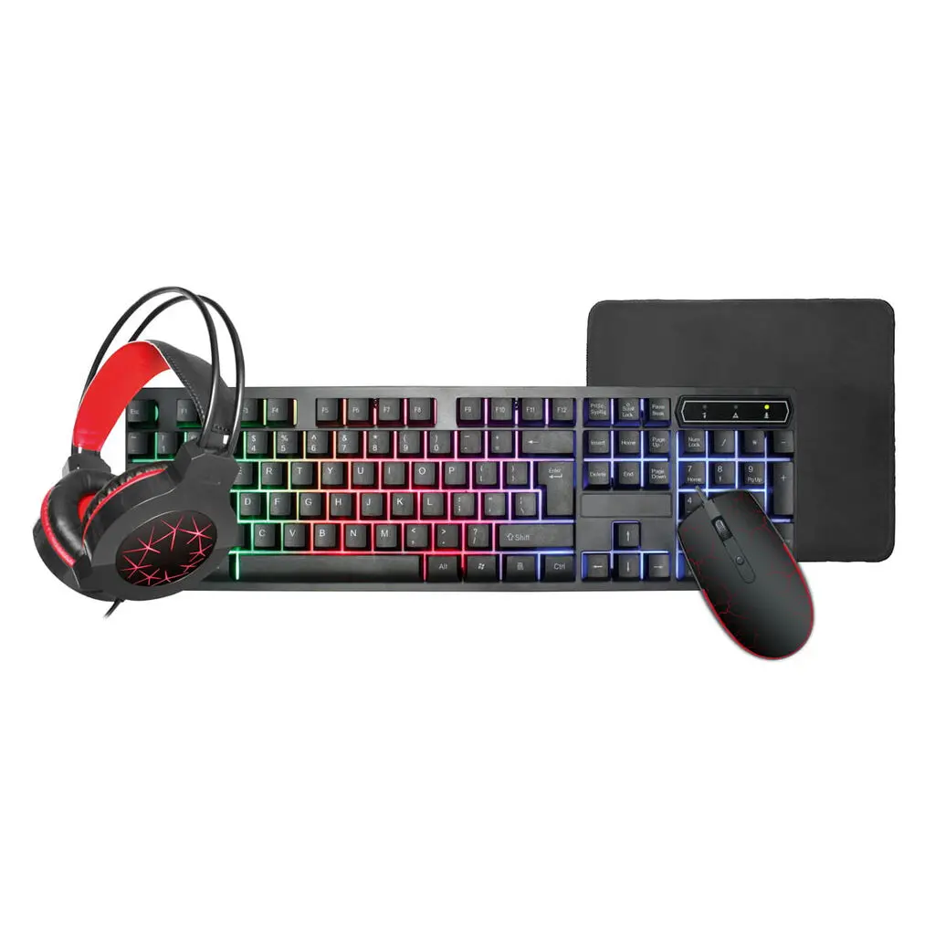 Omega Gaming Set Verr VG4IN1SET02, 4 dela, Crni