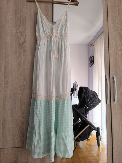Italijanska boho haljina 100% viskoza