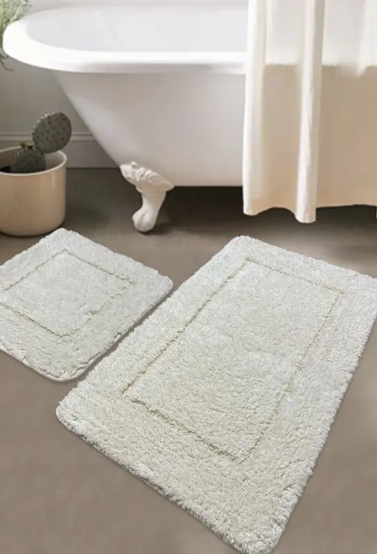 L'essentiel Maison Kupatilski otirač Wolle 01, 2 komada, Bež