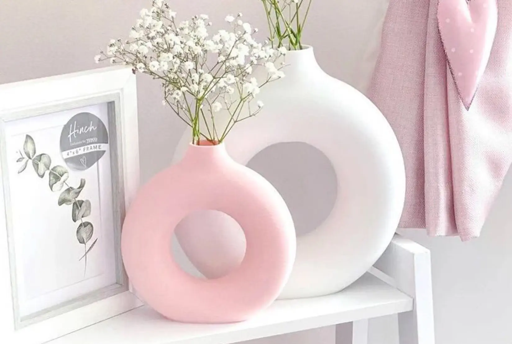 Aberto Design Set vaza Iskandinav Halka, 15x4x20cm, 15x4x16cm, 2 komada