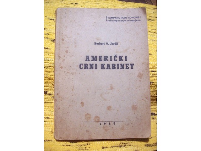 Američki crni kabinet - Herbert Jardli