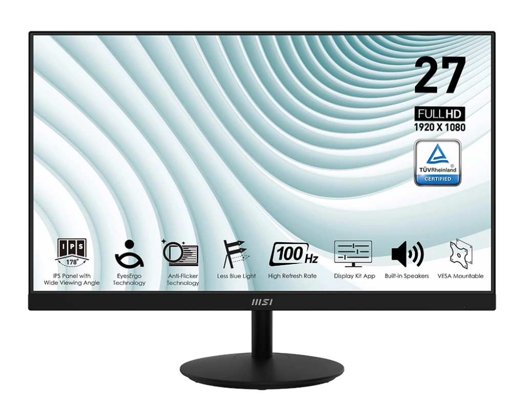 MSI Monitor MP271A PRO, 27", IPS, FHD, 100 Hz, Crni