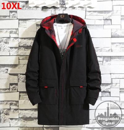 Muski kaput 10XL sa kapuljacom