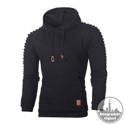Muski duks sa kapuljacom slim fit od S-5XL