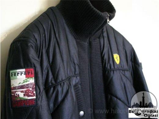 Ferrari,original muška crna zimska jakna