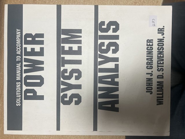 power system analysis grainger stevenson