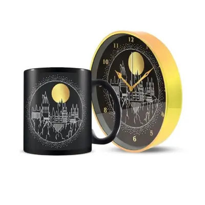 Pyramid International Poklon set šolja i stoni sat set Golden moon Harry Potter, 2 komada
