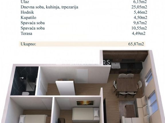 KVALITETAN STAN NA ODLIČNOJ LOKACIJI U STARIM BANOVCIMA