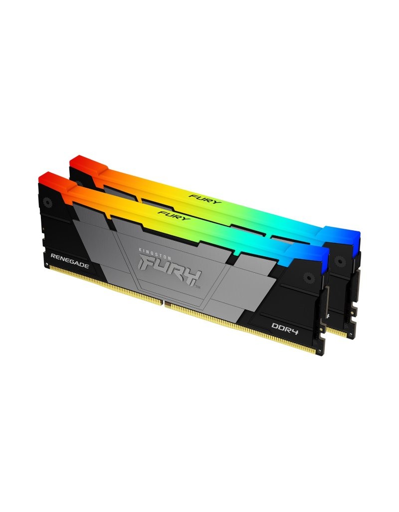KINGSTON DIMM DDR4 64GB (2x32GB kit) 3200MT/s KF432C16RB2AK2/64 FURY Renegade Black RGB XMP