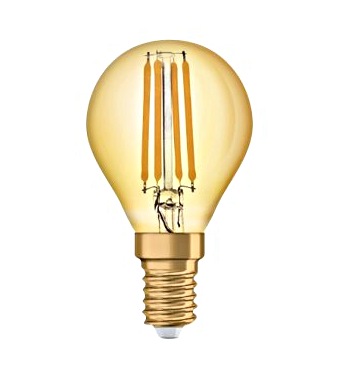 RL-D22 2.5W 824 220lm 230V E14 Filament zlatna
LED mini kugla svetiljka LUX