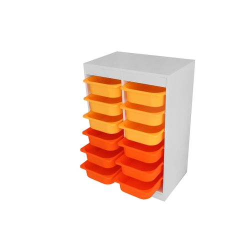 White Organizer - Vertical White Multi Purpose Cabinet