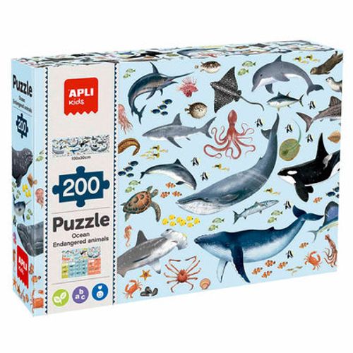 APLI Puzzle - Ugrožene životinje - okean