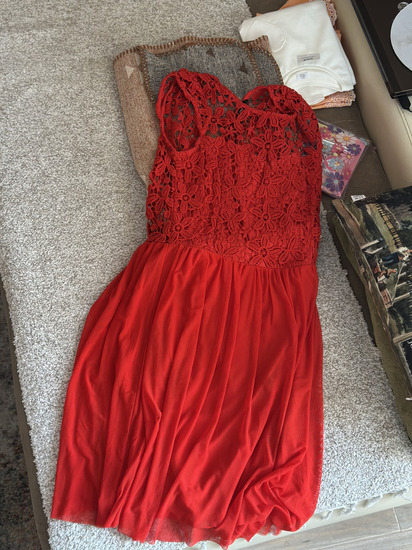 Crvena haljina Only, M